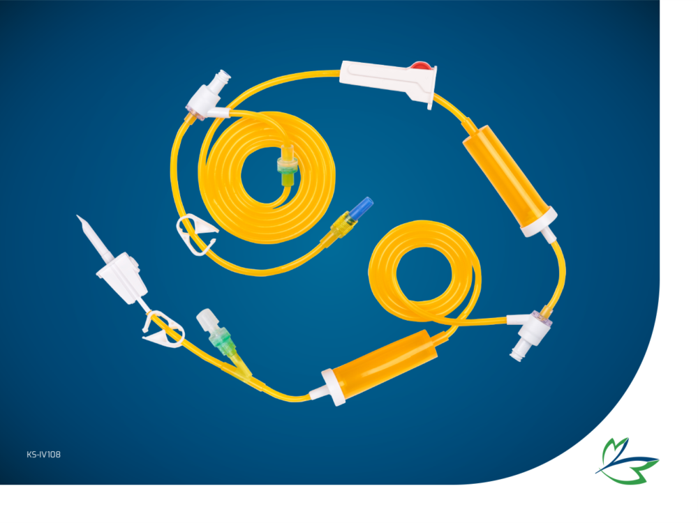CHEMOTHERAPY INFUSION SET, 1-WAY WITH 2 x NEEDLE-FREE Y-CONNECTIONS ...