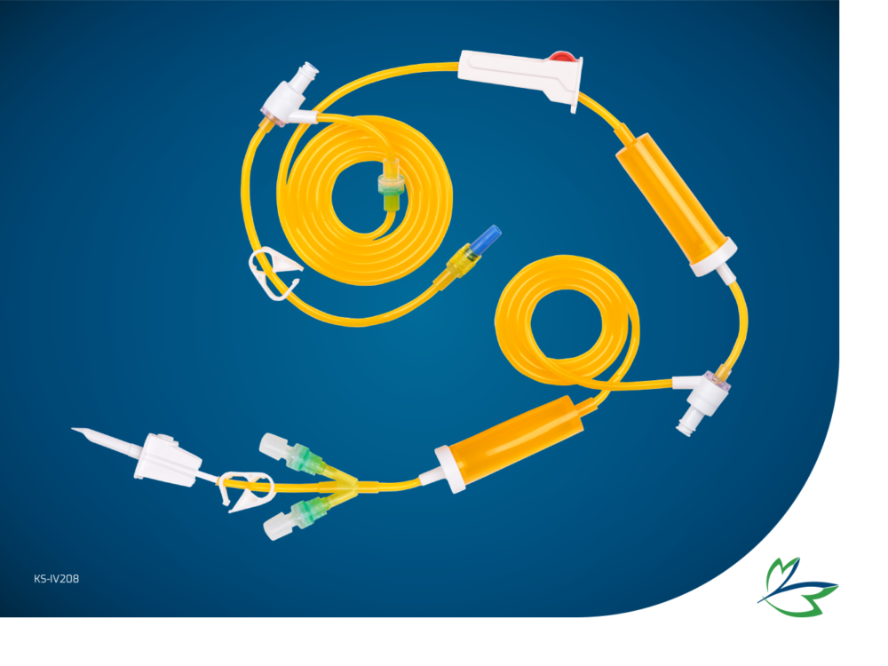 CHEMOTHERAPY INFUSION SET, 2-WAY WITH 2 x NEEDLE-FREE Y-CONNECTIONS ...