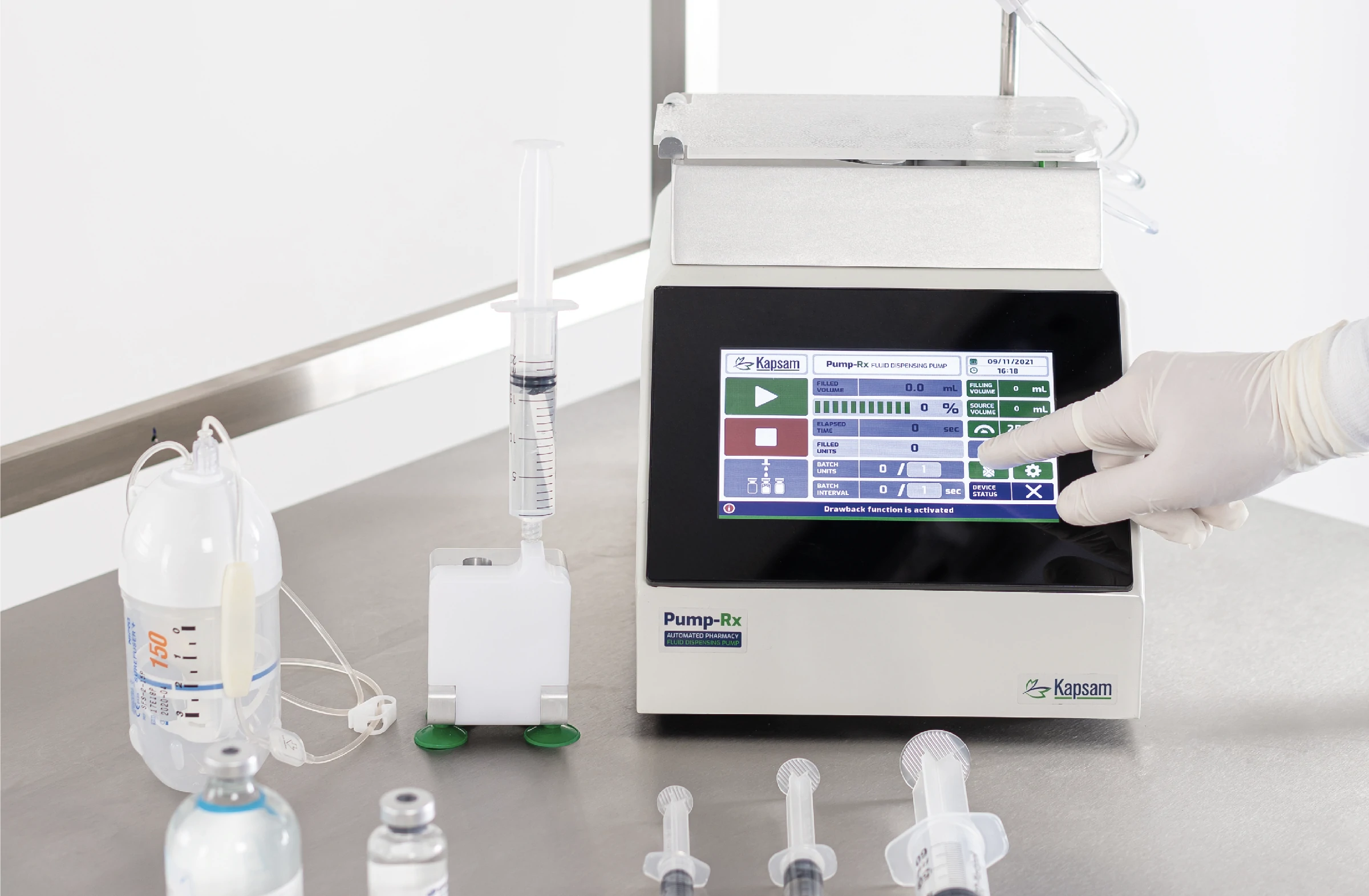 Pump-Rx Fluid Dispensing Pump | Kapsam Health Products